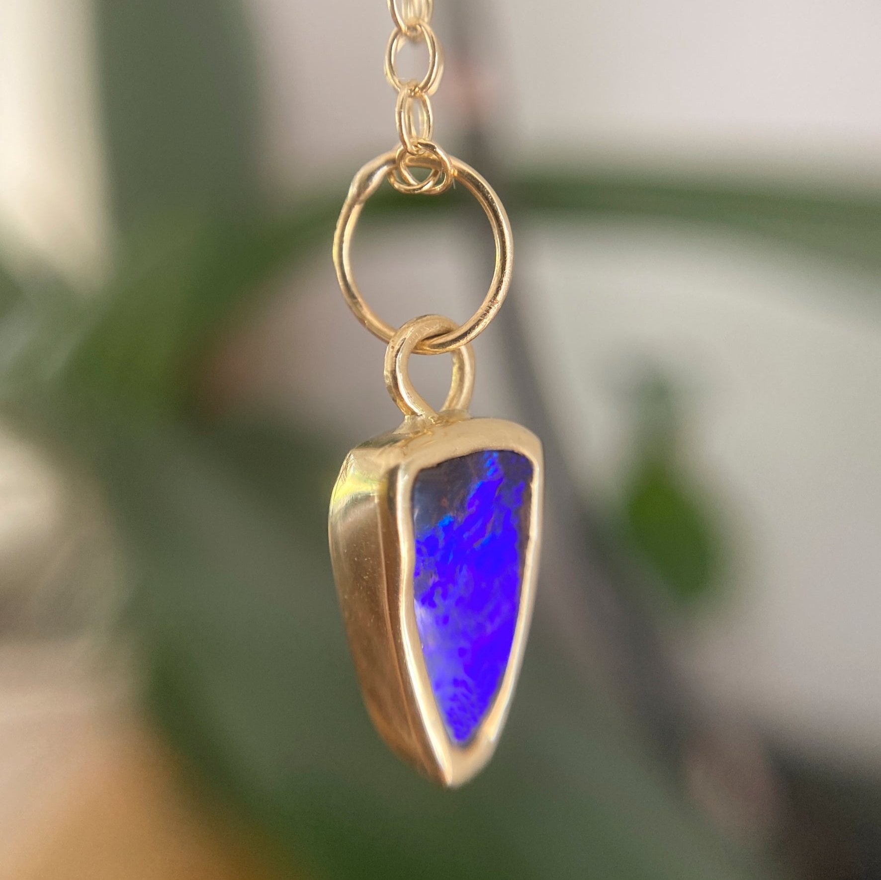 Cobolt blue Opal pendant – Sorrel Bay