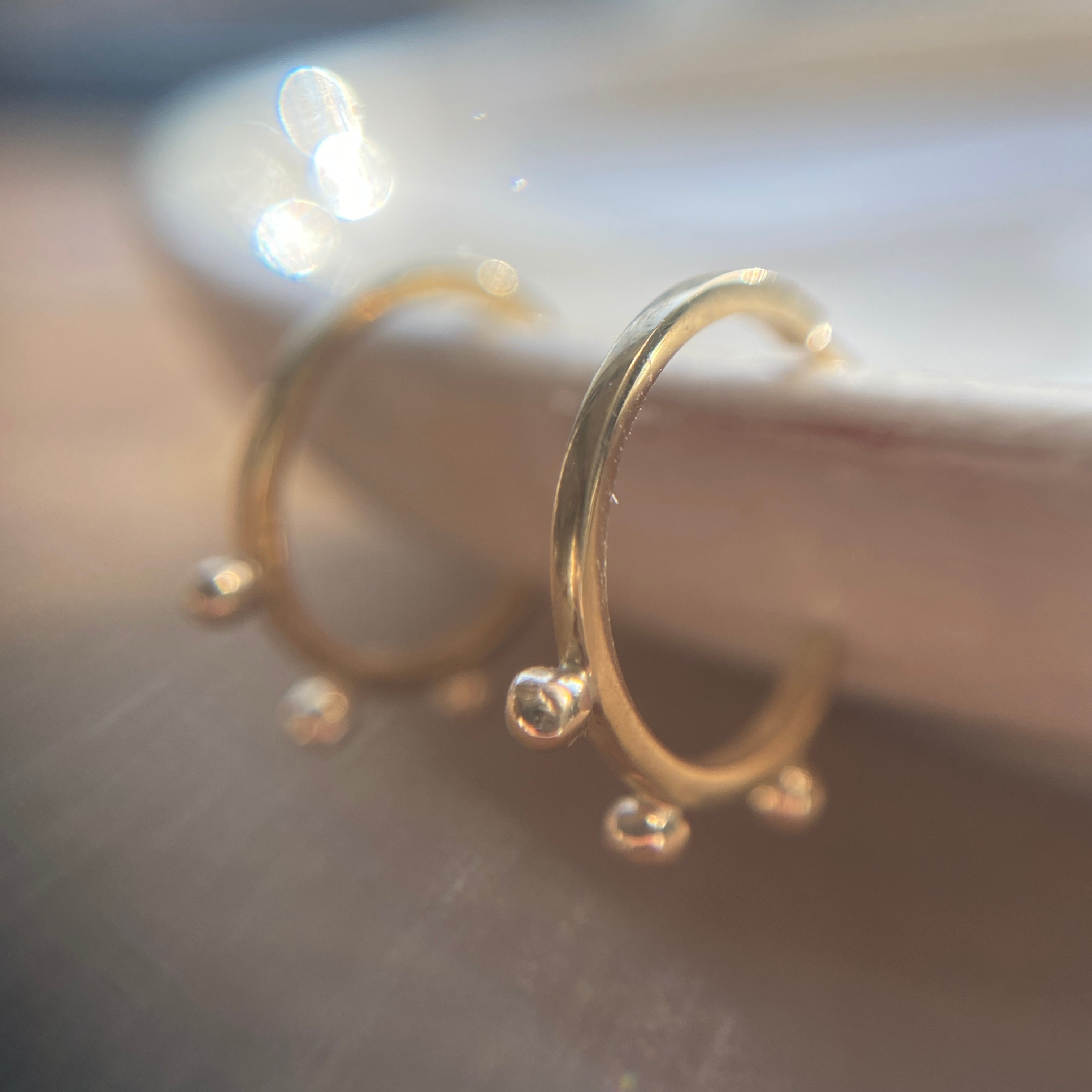 Dot Hoop Earrings – Sorrel Bay